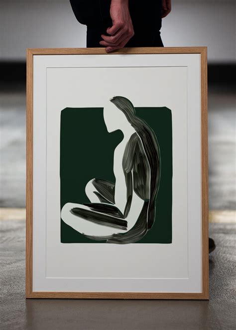 Kontemplative Stille Eine Moderne Minimalistische Reflexion Poster Von May Hilma Printler