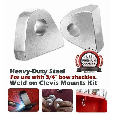 1 Thickness Version Of Steel Part Weld On Recovery Shackle Clevis