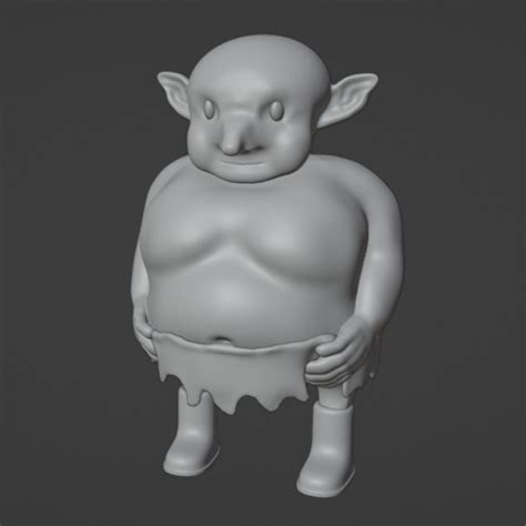 3d Printable Chubbs The Hungry Goblin By Skeletons And Skaliwags