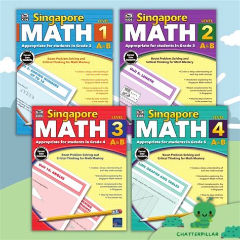 【books】 Singapore Math Level 1 4 Lazada Ph