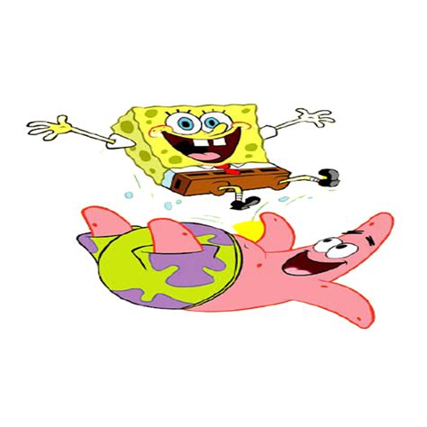 Spongebob And Basit Greeting Card By Ra Nim