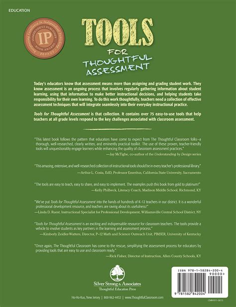 Teacher Friendly Classroom Assessment Book Wins Prestigious Ippy Award