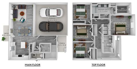 Floorplans The Residences At Harrison Park