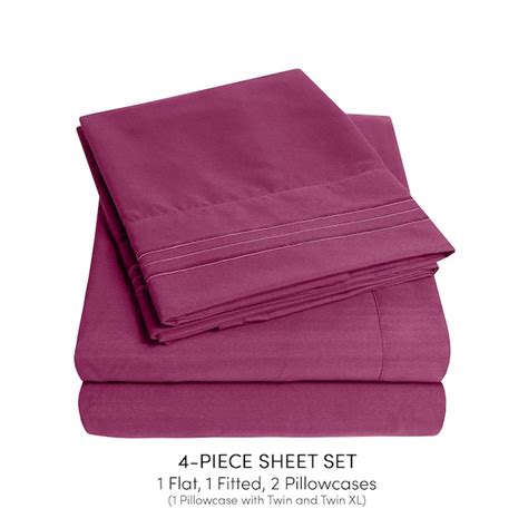 Sweet Home Collection Ultra Soft 1800 Series Double Brushed Microfiber