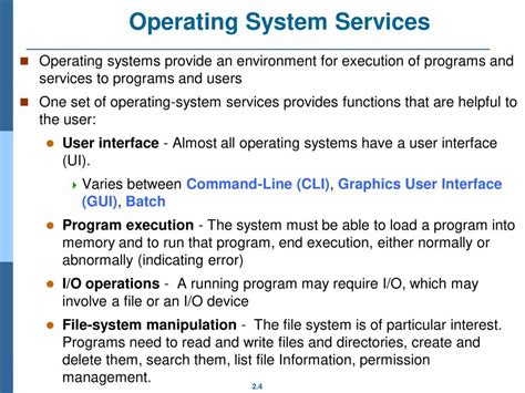 Operating System Structures PowerPoint Slides LearnPick India