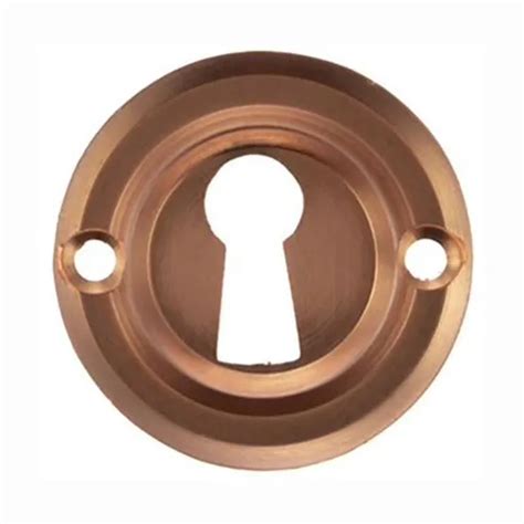 Atlantic Old English Solid Brass Open Key Hole Escutcheon Pair Urban