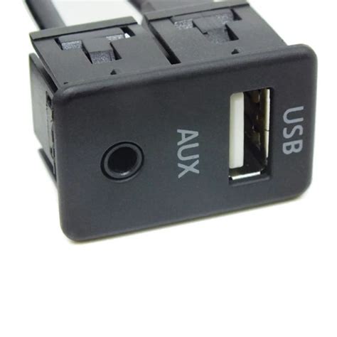 Panel De Puerto Usb De Montaje Empotrado De Tablero De Coche Adaptador
