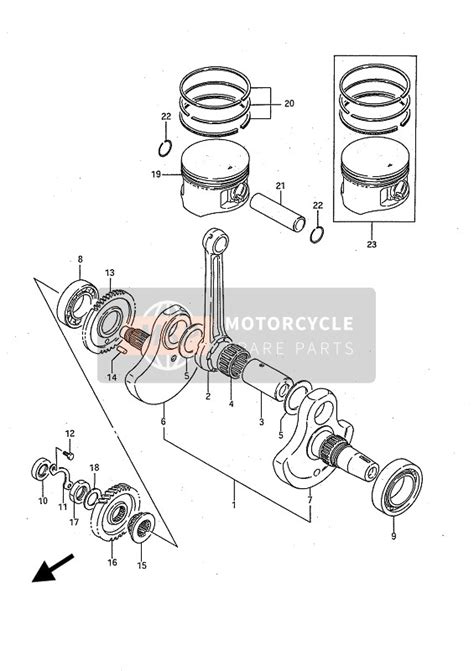 1211124b010f0 Piston Part Suzuki Msp