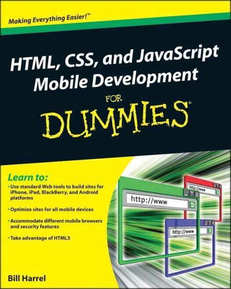 Html Css And Javascript Mobile Development For Dummies William Harrel Bol