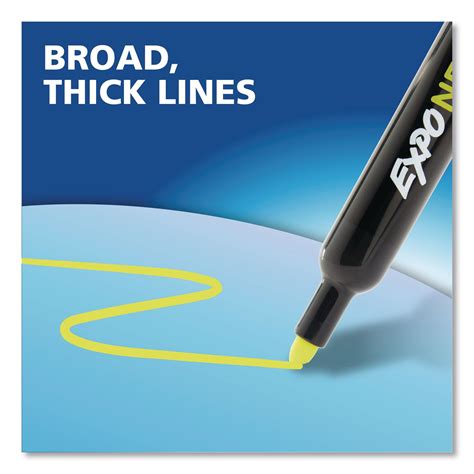 Expo® Neon Windows Dry Erase Marker Broad Bullet Tip Assorted Colors
