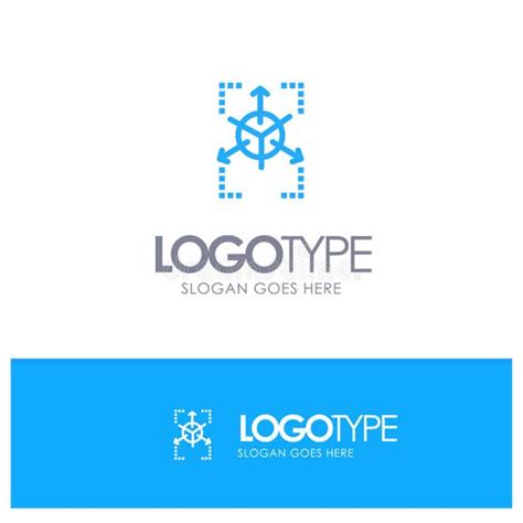 Prototype Grid Database Chart Blue Logo Line Style Stock Vector Illustration Of Client