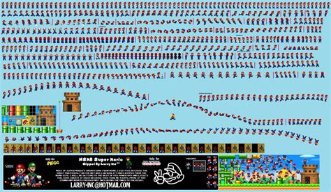 Mario New Super Mario Bros Ds Dsi The Spriters Resource