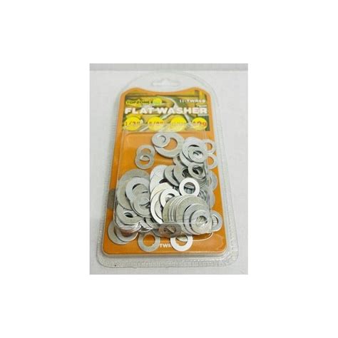 Metal Steel Assorted 3 Diameter Flat Rings Washers 2oz 60g Per Pack