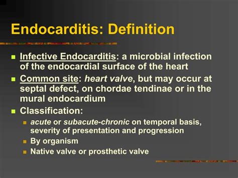 Endocarditisppt Free Download