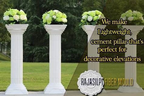 Elegant And Lightweight Cement Pillar For Decorative Elevations