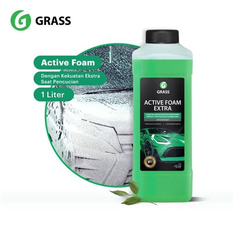 Jual Grass Active Foam Extra Touchless Shampoo 1 Liter Shopee Indonesia