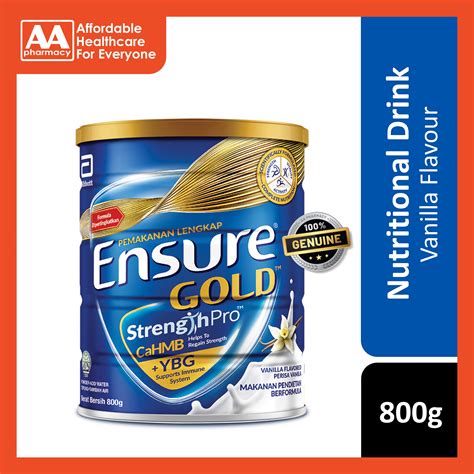 Abbott Ensure Gold Strengthpro Complete Nutrition Drink 800g Vanilla