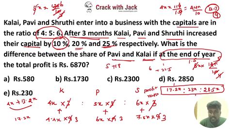 Ibps Po Arithmetic Made Easy Section I Partnership Part 1 I Sbi Po