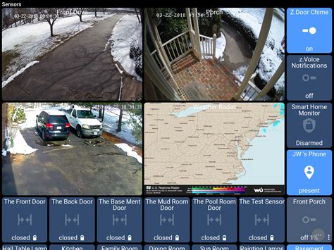 Action Tiles Tinycam And Fully Browser Dashboard Convergance
