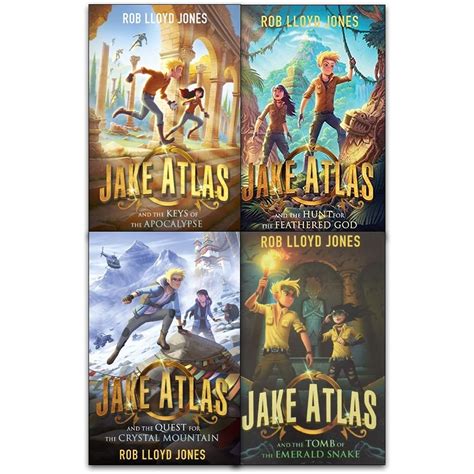 Jake Atlas Series 4 Books Collection Set By Rob Llyod Jones Hunt For