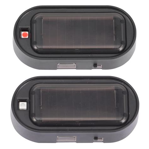 Osaladi 2pcs Solar Warning Ssf20 Light Flashing Led Alarm Light Car Alarm Led Indicator Car Dash