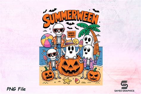 Halloween Summer Summerween Png Design Graphic By Sayed Graphics