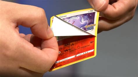 Peeling A Ditto Card In Disguise Pokémon Go Tcg Unboxing Ign