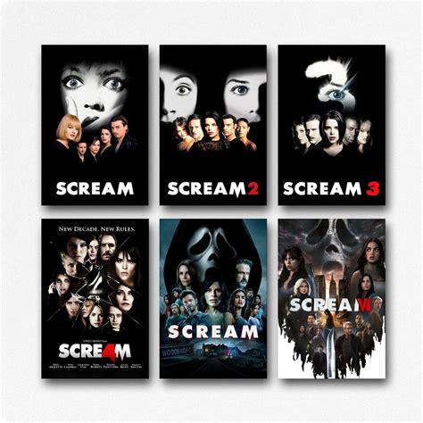 Scream Movie Poster 27 X 40 Inches 69cm X 102cm 1996