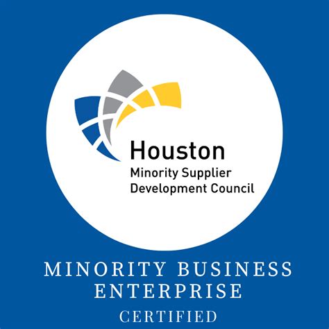 Houston Minority Supplier Development Council Mbe Certification Badge