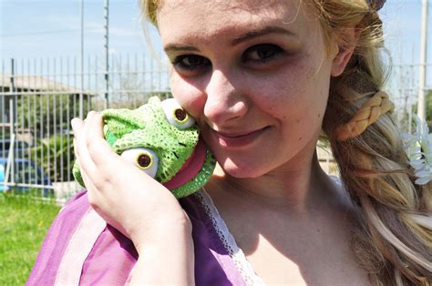 Rapunzel And Pascal By Valeryevenstar On Deviantart