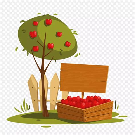 卡通苹果树矢量图下载png图片素材下载图片编号yxvkrezy 免抠素材网
