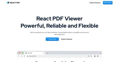 react pdf flexible and powerful pdf viewer for react