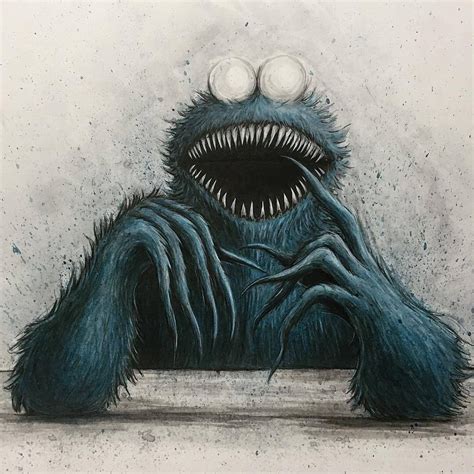 Monster Art Pencil Drawing At Aron Desrochers Blog