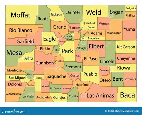 Colorado County Maps Colorado County Highway Wall Map By