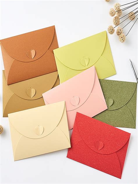 5 Peças Conjunto De Envelopes Cor Aleatória T Card Envelope Paper Envelopes Wedding