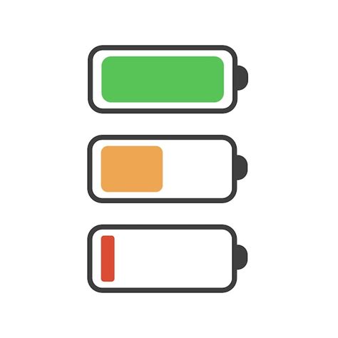 Premium Vector Battery Charge Level Indicator Fully Charged