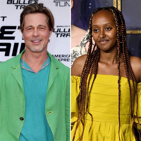 Brad Pitt Reacts To Daughter Zahara Going To Spelman College Us Weekly