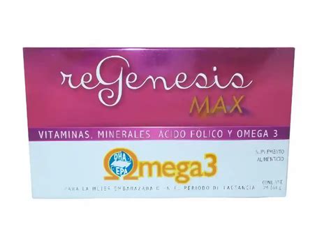 Regenesis Max Suplemento Multivitamínico Omega 3 Desde 436 00