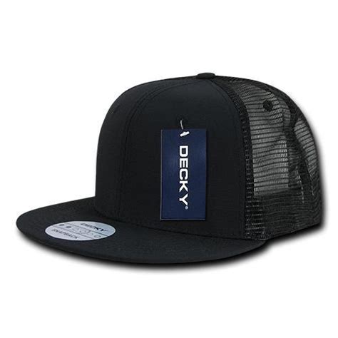 Decky 241 Ripstop Flat Bill Trucker Cap 6 Panel Ripstop Trucker Hat The Park Wholesale
