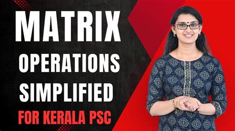 Statistcal Assistant And Investigator Exam Must Know Matrix Questions Youtube