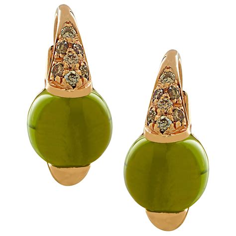 Pomellato Italy Mama Non Mama Peridot Earrings At 1stdibs