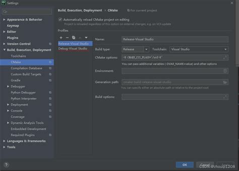在clion下 支持opencv 在debug和release下的编译 clion release模式 csdn博客