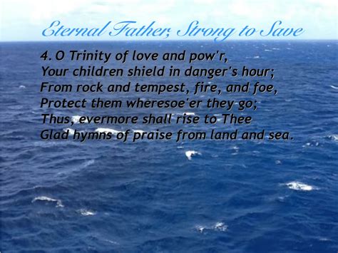 Ppt Eternal Father Strong To Save Hymn Of Protection On The Sea