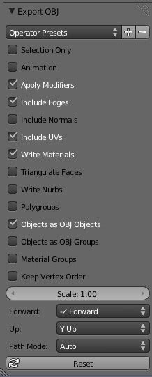 Blender Export To Wavefront Bug Python Support Blender Artists Community
