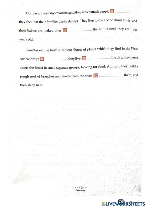 2021 Week 29 Cloze Passages P5 6 Worksheet Live Worksheets