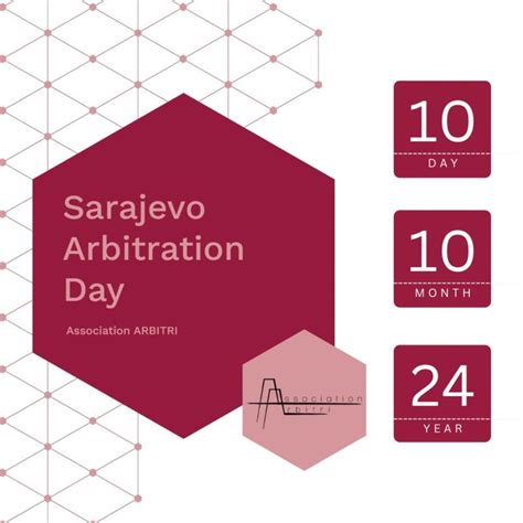 Conference Sarajevoarbitrationday Arbitration Armela Ramić