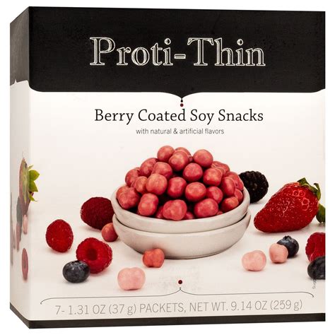 Proti Thin Coated Soy Snacks Berry 7box Nashua Nutrition