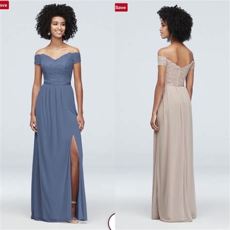 Davids Bridal Dresses Davids Bridal Lace Mesh Off The Shoulder