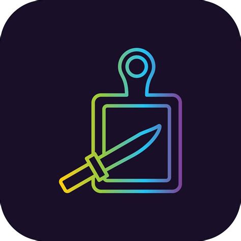 Cutting Board Gradient Icon 9866605 Vector Art At Vecteezy