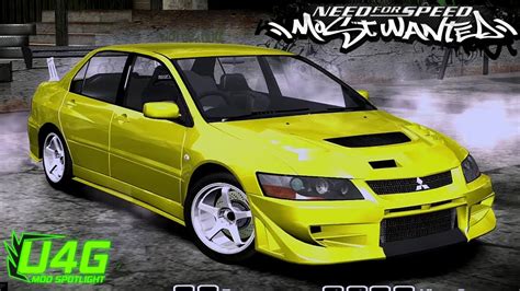 Need For Speed Most Wanted Nfsmw Lancer Evo Viii Scorpio Mitsubishi